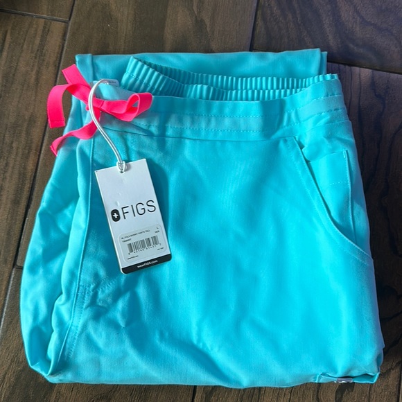 Figs | Pants & Jumpsuits | Neon Blue Yola Tall Skinny Scrub Pantsl Neon ...